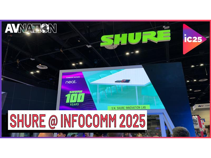 Shure Foundation Kit and MXN6 Loudspeaker Debut at InfoComm 2025